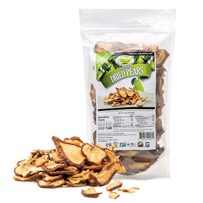 Dried Pears 1lb | Sunrise Fresh Dried Fruit