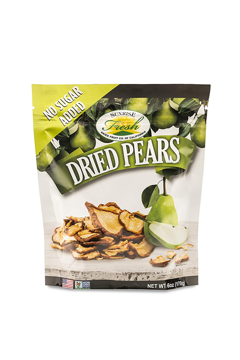 Dried Pears 6oz | Sunrise Fresh Dried Fruit
